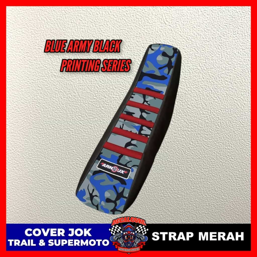 Seat Cover Arnoux Blue Army Black Series - Decalcore