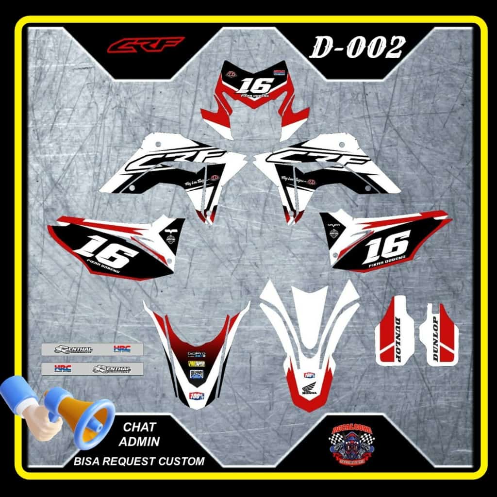 Decal CRF 150 Desain 002 - Decalcore