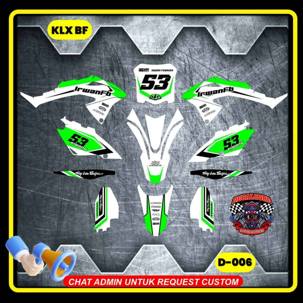 Decal KLX BF Desain 006 - Decalcore