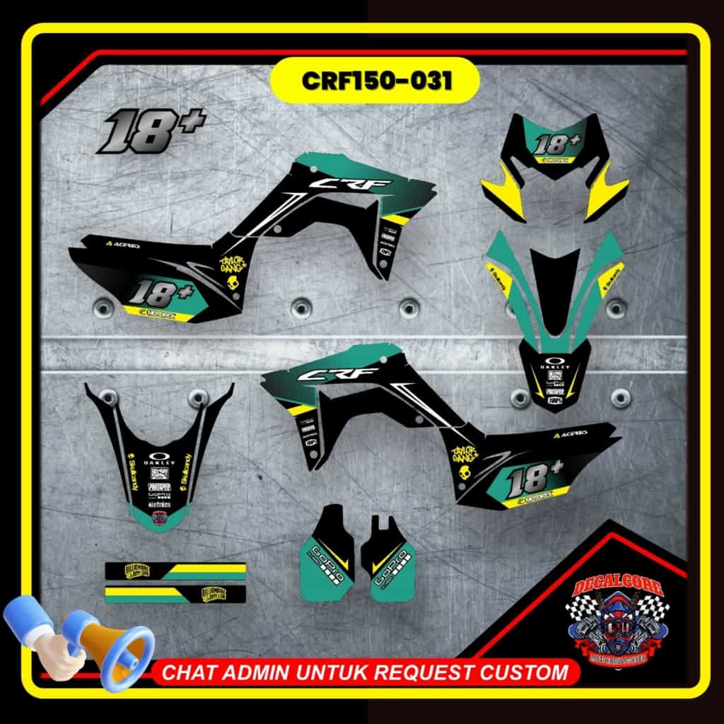 Decal CRF 150 Desain 031 - Decalcore